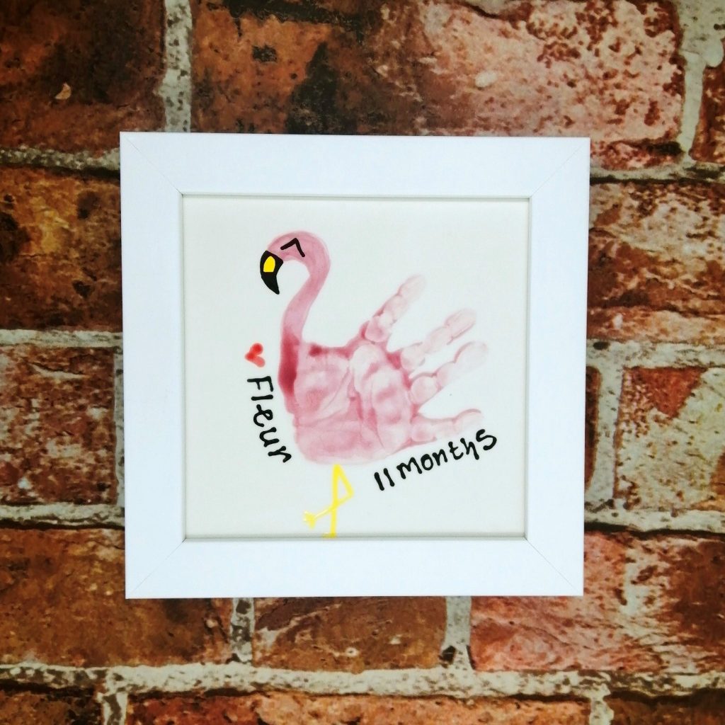 Flamingo Hand Print | Popolo Ceramico