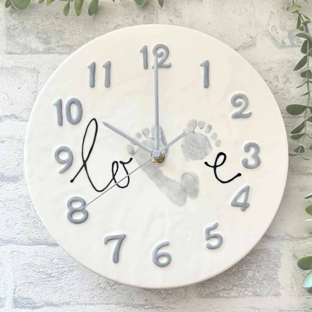 Hand / Foot Print Clock | Popolo Ceramico